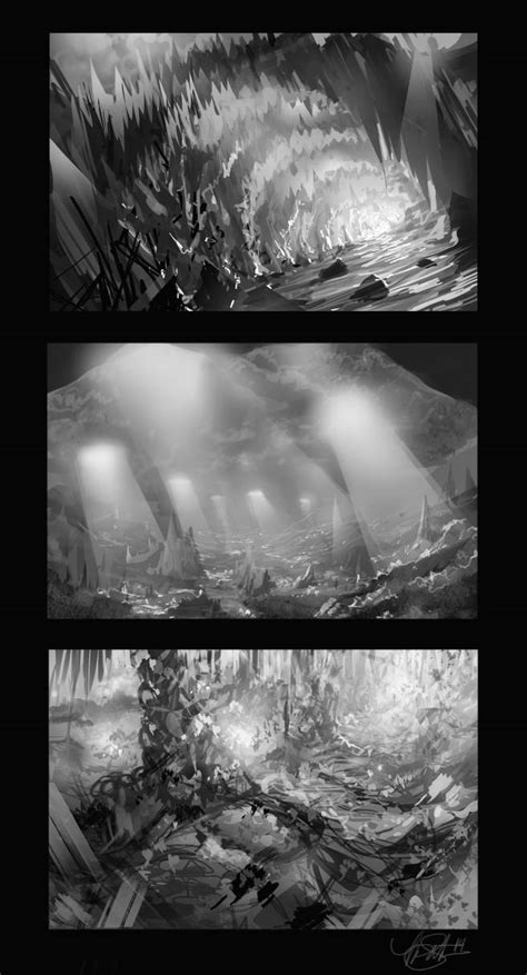 Environment Thumbnail Sketches By Timothysmithdesign On Deviantart