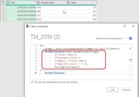 EXCEL FORO Un Blog De Excel Power Query Renombrar Todas Las Columnas De Una Vez