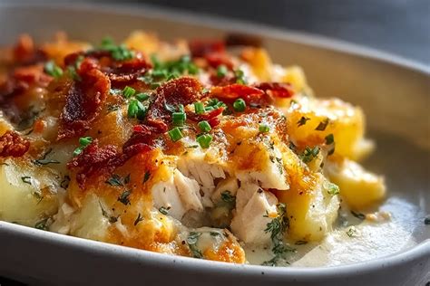 Potato Chicken Casserole