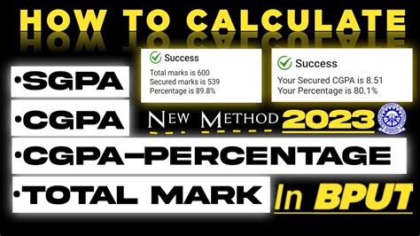 How To Convert Cgpa To Percentage In Bput Cgpa And Sgpa Andtotal Mark