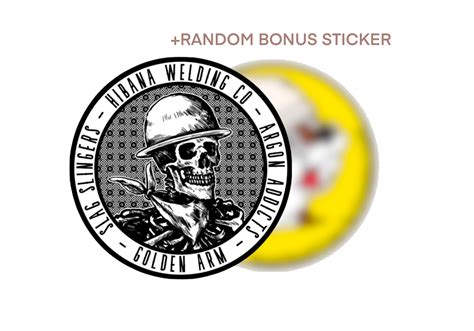 Classic Circle Regular 2 Vinyl Sticker Hibana Welding Co