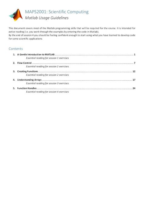 pdf guide intro matlab dokumen tips