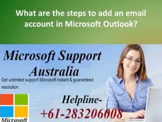 PPT The Right Way To Add An Email Account To Outlook PowerPoint Presentation ID