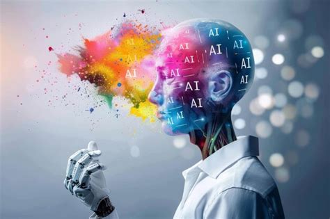 Robotic Figure With Ai Brain Illustrating The Synergy Between Robotics And Artificial