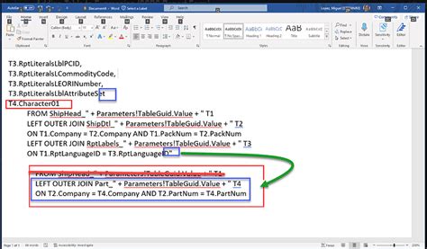 Adding Table To Expression Ssrs Report Form Kinetic Erp Epicor
