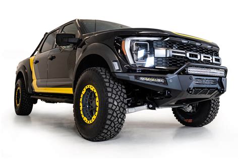 Add Offroad Honey Badger Front Bumper With Hoop 21 Raptor Level Up