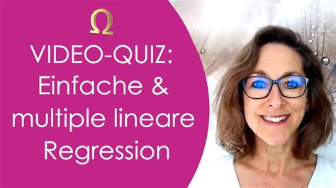 video quiz einfache and multiple lineare regression 🤩 youtube
