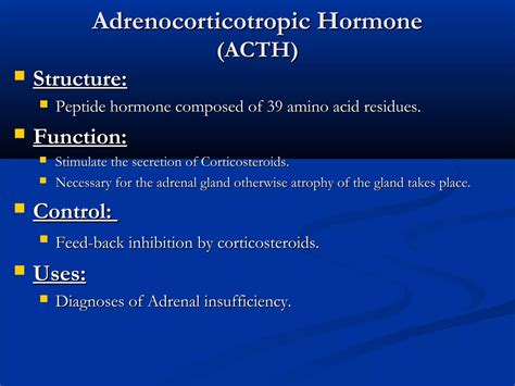 Anterior Pituitary Hormones Ppt