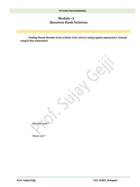Python Module 3 Qb Solution 21ec643 Pdf Computer File Computers