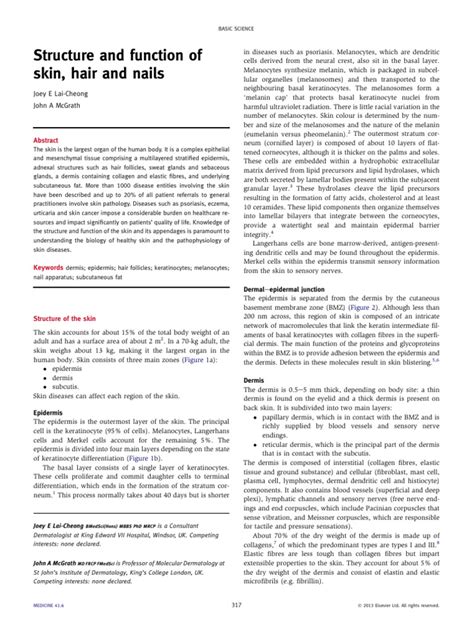 Lai Cheong2013 Pdf Skin Epidermis