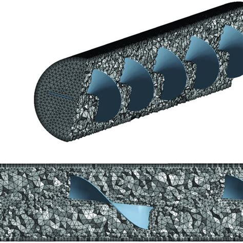 Utilized Computational Grid In Sectioned Views Download Scientific Diagram