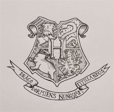 Gryffindor Logo Harry Potter Drawings Easy Marihukubun