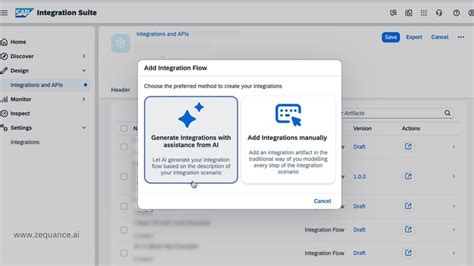 Sap Integration Suite Meets Sap Ai Accelerating Iflow Creation With Generative Ai Zequance Ai