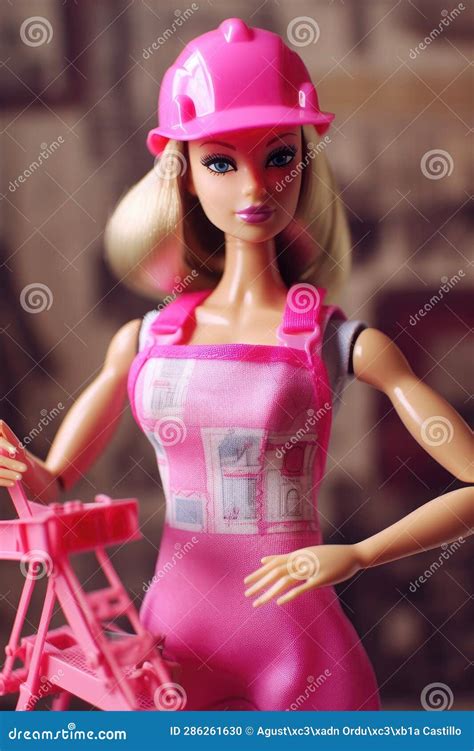 Barbie Doll Working As An Engineer Editorial Image Illustration Of Model Black 286261630