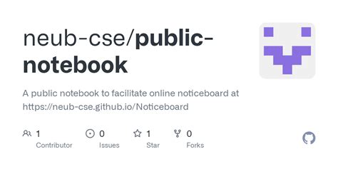 Github Neub Csepublic Notebook A Public Notebook To Facilitate