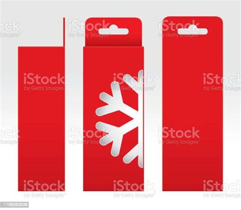 매달려 빨간 상자 창 눈 모양 포장 템플릿 빈 빈 상자 빨간 골판지 선물 상자 빨간 크래프트 패키지 판지 잘라 3차원 형태에 대한 스톡 벡터 아트 및 기타 이미지 Istock