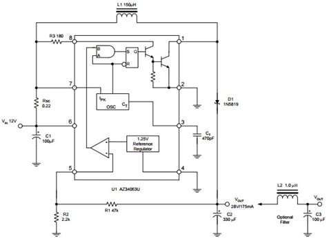 AZ U Typical Application Reference Design DC To DC Single Output Power Supplies Arrow Com