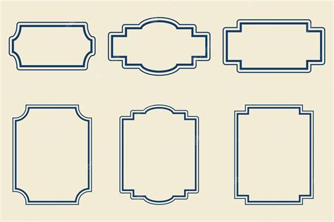 빈티지 배지 및 레이블 벡터 일러스트 레이 션의 집합 프리미엄 벡터