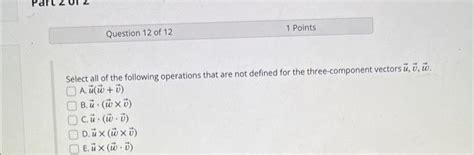 Solved Identify Which Of The Following Cannot Be A Unit Chegg