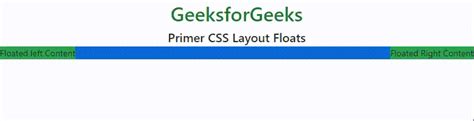 Primer Css Layout Floats Stacklima