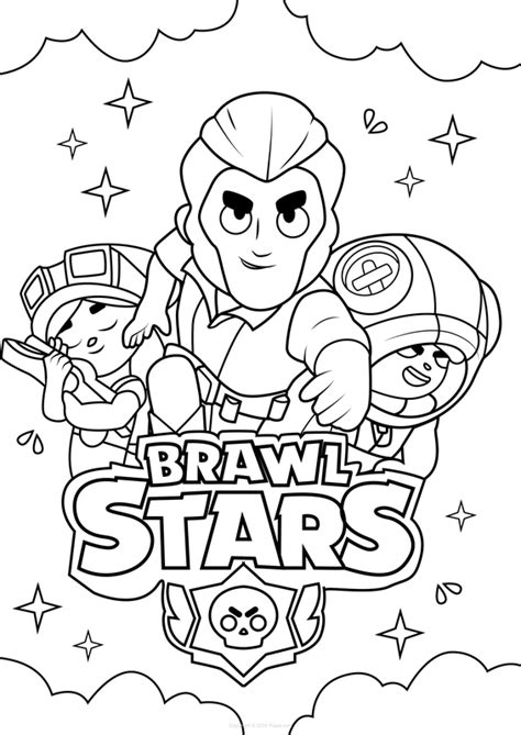 🖍️ Brawl Stars Poster Kostenlose Ausmalbild Zum Ausdrucken