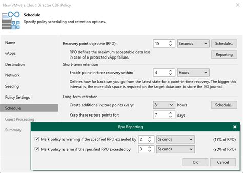 Step 11 Configure Schedule User Guide For Vmware Vsphere