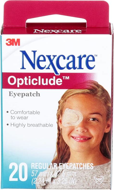 Nexcare™ Opticlude™ Eye Patch 1539 Ca Regular 20pack Amazonca