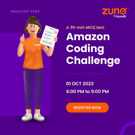 Zuno By Foundit On Linkedin Zuno App Coding Challenge Amazon Test Career Intern