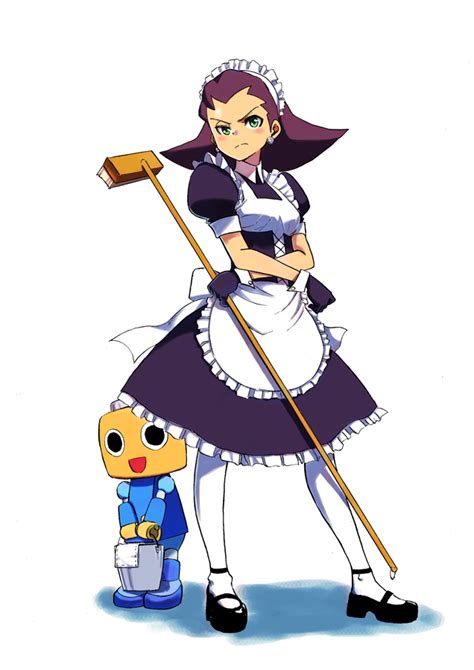 Tron Bonne And Servbot Mega Man And More Drawn By Tsunemi Aosa Danbooru
