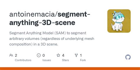Github Antoinemaciasegment Anything 3d Scene Segment Anything Model