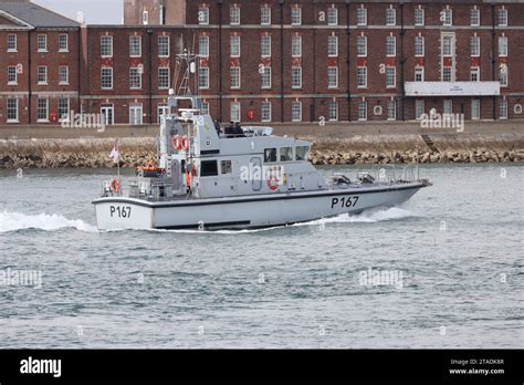The Royal Navy P2000 Class Fast Training Boat Hms Exploit P167