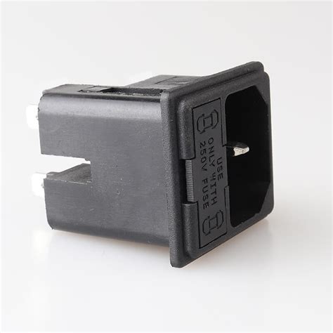 LZ F All Copper Card Type AC Power Socket Socket Holder With Double Fuse Case Widely Use For