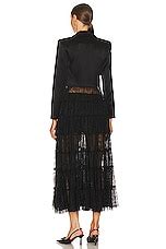 Alice Olivia Everly Lace Maxi Blazer In Black Revolve