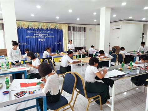 နတ်မောက်မြို့၌ ၇၇ နှစ်မြောက် အာဇာနည်နေ့အထိမ်းအမှတ် မြို့နယ်အဆင့် ပန်းချီပြိုင်ပွဲ ကျင်းပ