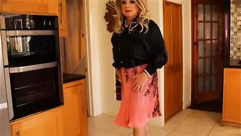Red Satin Blouse And Black Satin Pencil Skirt Xhamster