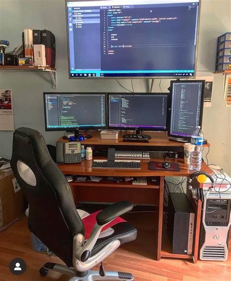 Programmers Setup 😍😍 Computer Desk Setup Home Office Setup