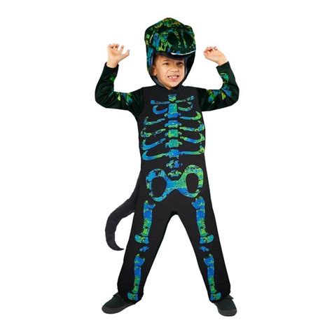 Skeleton Dinosaur Costume Multicoloured