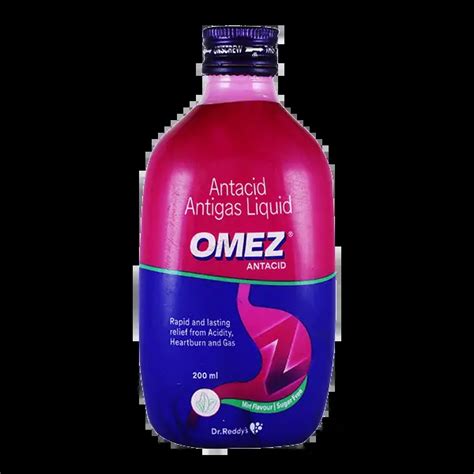 Omez Antacid Liquid 200ml View Usage Side Effects Price And