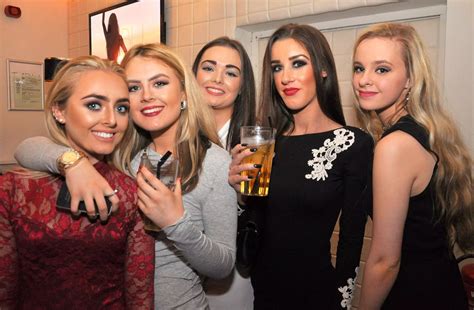 Pictured Belfasts Partying Men And Women Out On The Town On Saturday Night Belfast Live