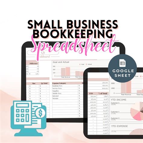 Simple Bookkeeping Template For Small Business Easy Bookkeeping Template Easy Bookkeeping For