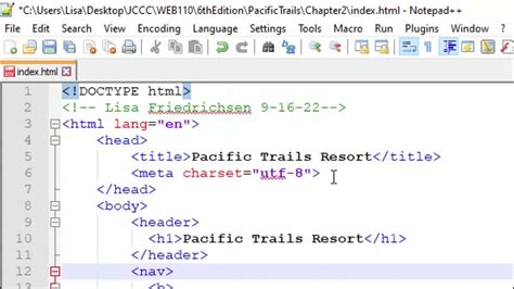 Basics Of Web Design Chapter 2 Html Basics Youtube