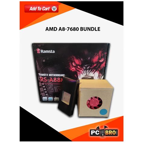 Amd A8 7680 Bundles Processor And Motherboard Shopee Philippines