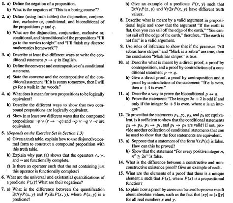 Solved 1 A Define The Negation Of A Proposition B Give