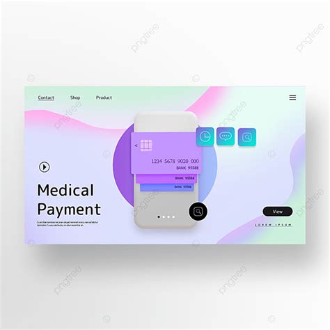 Color Gradient Mobile Web Page Template Download On Pngtree