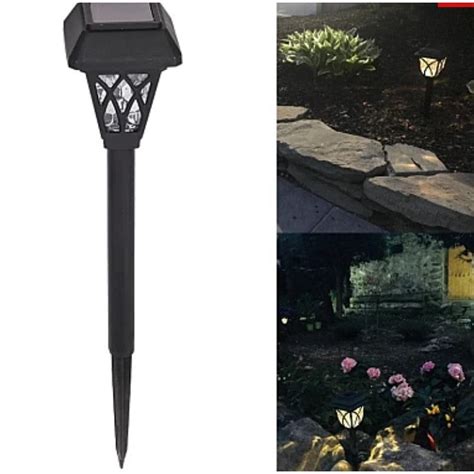 Комплект от 6 броя соларни лампи за градината тип черен фенер Emag Bg