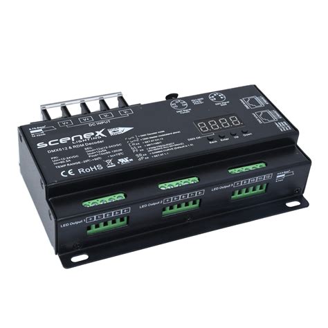 Channel A LED DMX Decoder DMX Controller CH Relay Switch Converter DMX Dimmer Relay