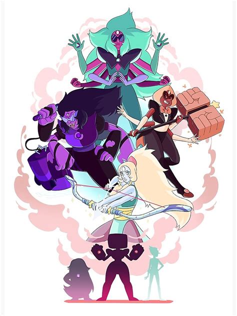 Steven Universe Crystal Gems Fusion Steven Universe Glass Gemstones