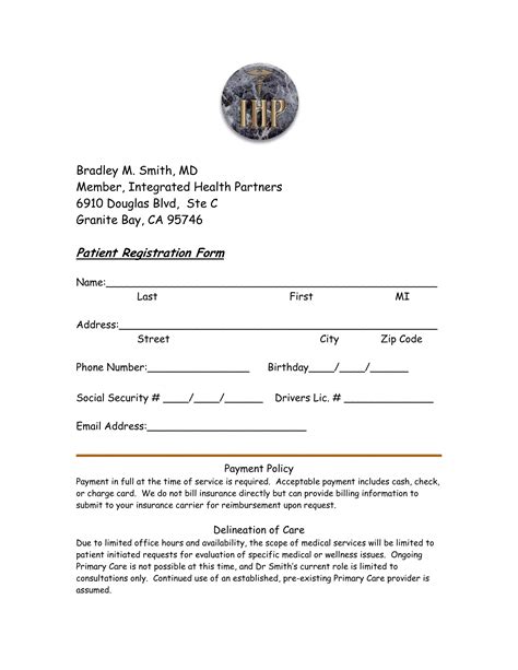 Ihp Registration Form Pdf