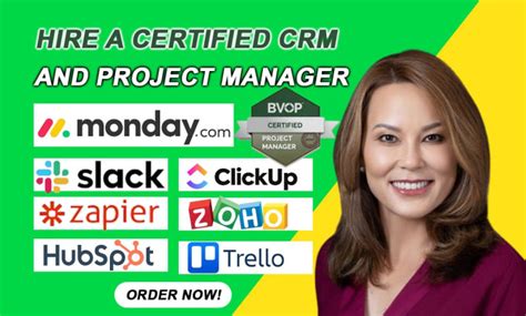 Setup Asana Clickup Trello Slack Dubsado Monday Crm For Project Management By Rachel Babe