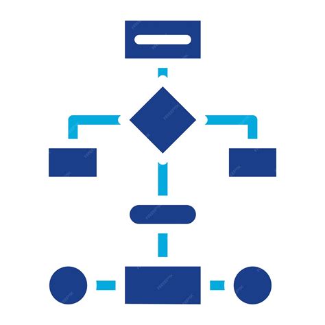 Premium Vector Process Flowchart Line Illustration